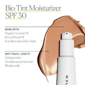 Well People Bio Tint SPF 30 Tinted Moisturizer, Skin-perfecting Moisturizer, Smoothes Imperfections & Moisturizes Skin, Vegan & Cruelty-free, 1C