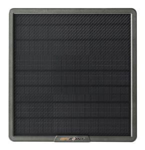 spypoint solar panel splb-22 for trail camera with internal battery for outdoor trail camera solar panel - 15,000 mah battery capacity, 12v, 9v and 6v power outlets with dc charger included