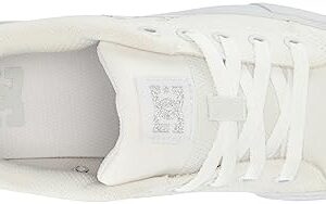 DC Women's Chelsea TX Skate Shoe, White/Silver, 8