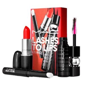 mac lashes to lips kit: red