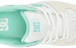 DC Women's Manteca 4 Platform Low Skate Shoe, Mint, 8.5