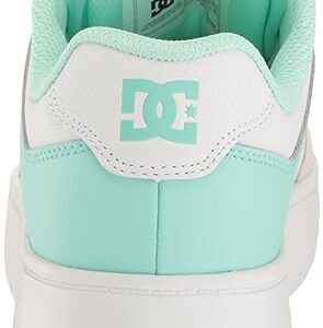 DC Women's Manteca 4 Platform Low Skate Shoe, Mint, 8.5