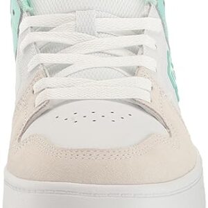 DC Women's Manteca 4 Platform Low Skate Shoe, Mint, 8.5