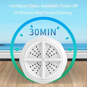 Mini turbo portable washer machine, fully automatic forward and reverse usb plug-in laundry machine, waterproof solid durable compact lavadoras convenient for home, business, travel