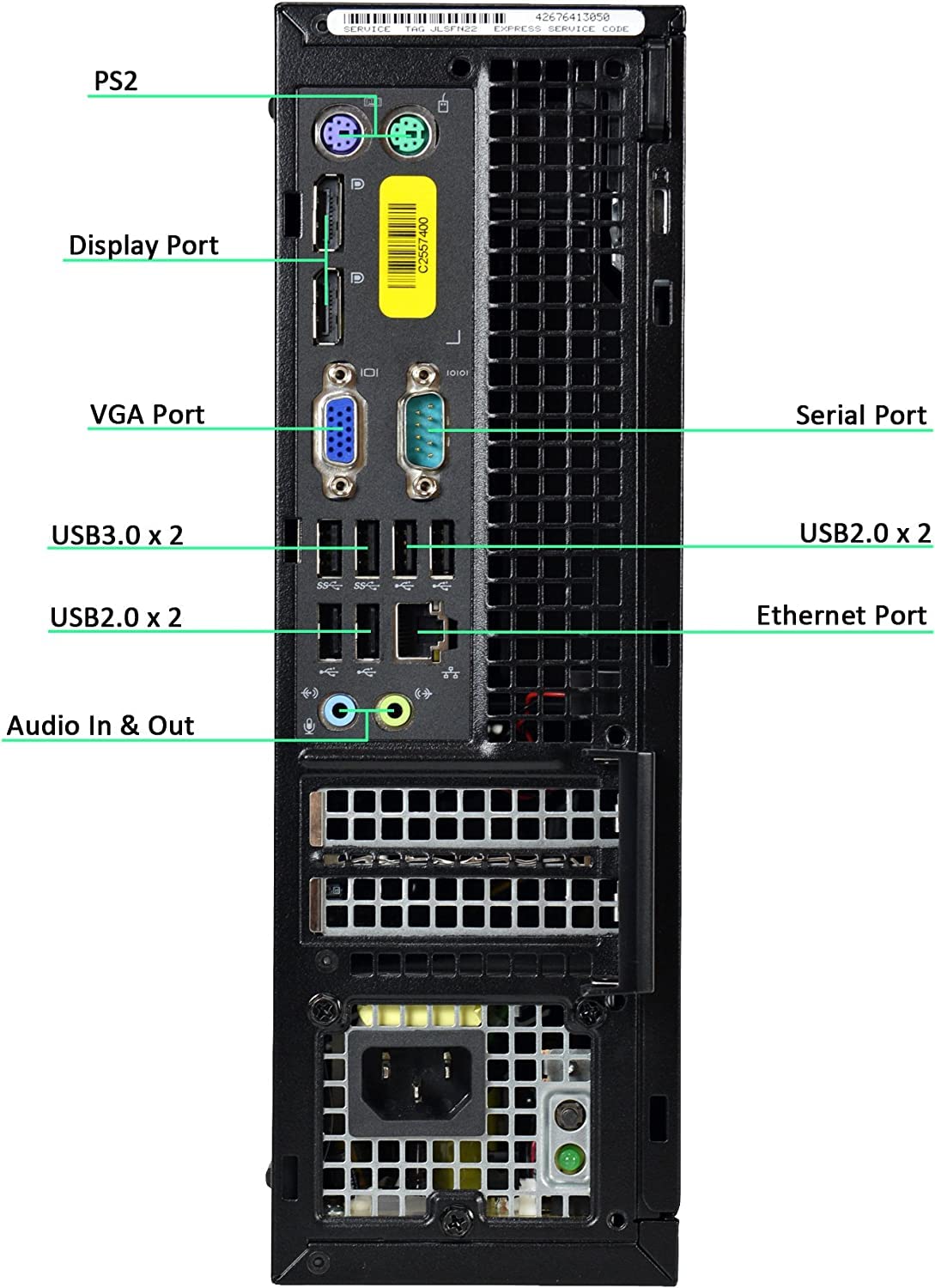 Dell Optiplex 7010 Desktop Computer - Intel Core i7 Up to 3.8GHz Max Turbo Frequency, 16GB DDR3, New 2TB(2000 GB) SSD, Windows 10 Pro 64-Bit, WiFi, USB 3.0, 2X Display Port (Renewed)