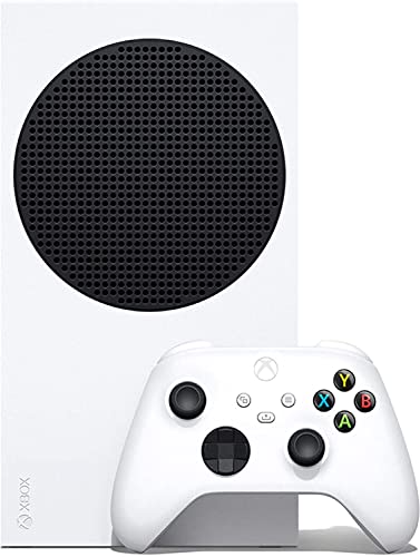 Microsoft Xbox Series S 512GB Game All-Digital Console, One Xbox Wireless Controller, 1440p Gaming Resolution, 4K Streaming Media Playback, 3D Sound, WiFi_White