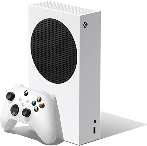 Microsoft Xbox Series S 512GB Game All-Digital Console, One Xbox Wireless Controller, 1440p Gaming Resolution, 4K Streaming Media Playback, 3D Sound, WiFi_White