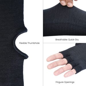 Stealth-Fit Made with Kevlar Sleeves - Cut Resistant Sleeves - Arm Guards - Protective Arm Sleeves