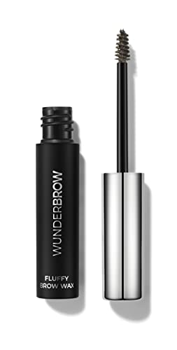 WUNDERBROW Fluffy Brow Wax, Vegan and Cruelty-Free Eyebrow Wax With a Waterproof Long Lasting Hold, Enriched with Jojoba and Argan Oil (Blonde)