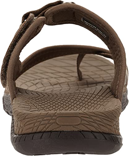 WHITIN Women's Walking Sandals with Arch Support Hiking Flip Flops Outdoor Slide Size 8 Footwear Fashion Climbing Cushion Walking Female Beach Sandles Brown 38