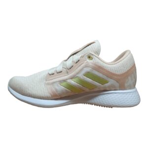 adidas women's edge lux 4 sneaker (wonder white/gold metallic/future white, 7.5)