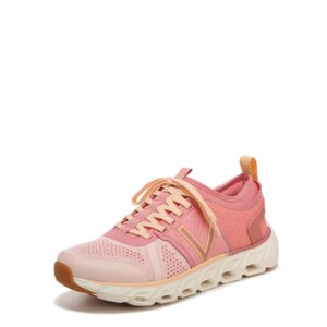 vionic captivate women's lightweight comfort sneaker smoked salmon - 8.5 medium