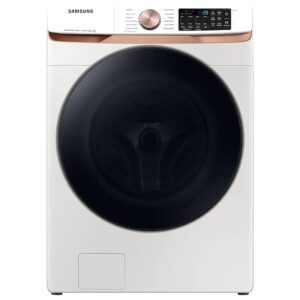 samsung wf50bg8300ae 5.0 cu. ft. ivory white smart front load washer