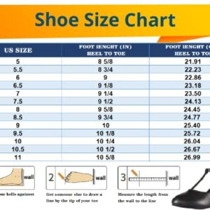 Women's Latin Ballroom Dancing Heels Wedding Pumps T-Strap Character Shoes, Black 8 M US