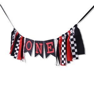 Racing High Chair Banner,Racing First/1st Birthday Party Decorations,racing First/1st High Chair Banner,checkered Flag Racing Birthday Decorations, Race Car First Birthday Cake Smash Photo Props