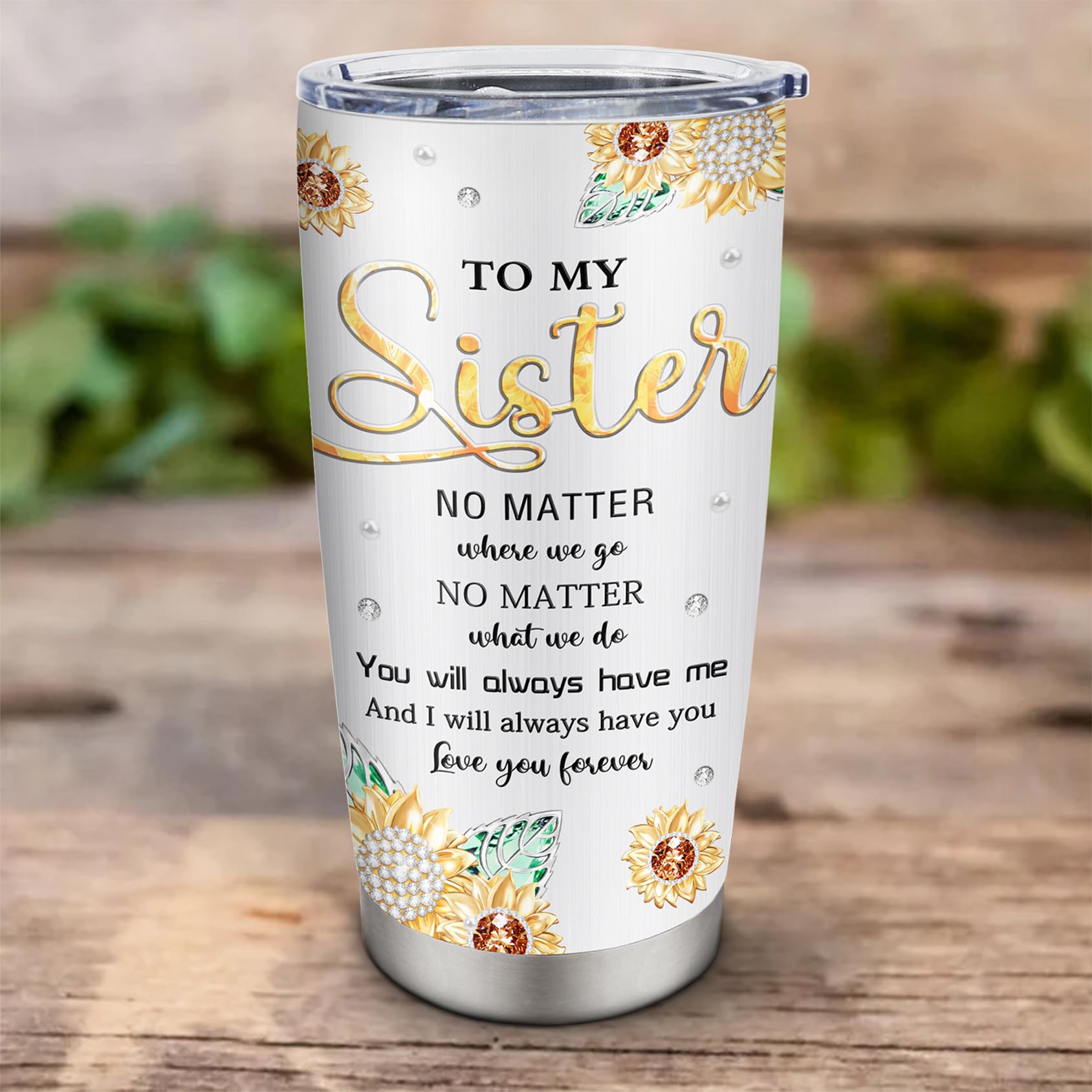 Best Big/Little Sister Gifts from Sisters Tumblers 20oz - Cool/Funny Gifts for Sister from Brother Coffee Mug - Gift for Sister Cup - Christmas Birthday Gift Ideas for Sister - Sister Gift