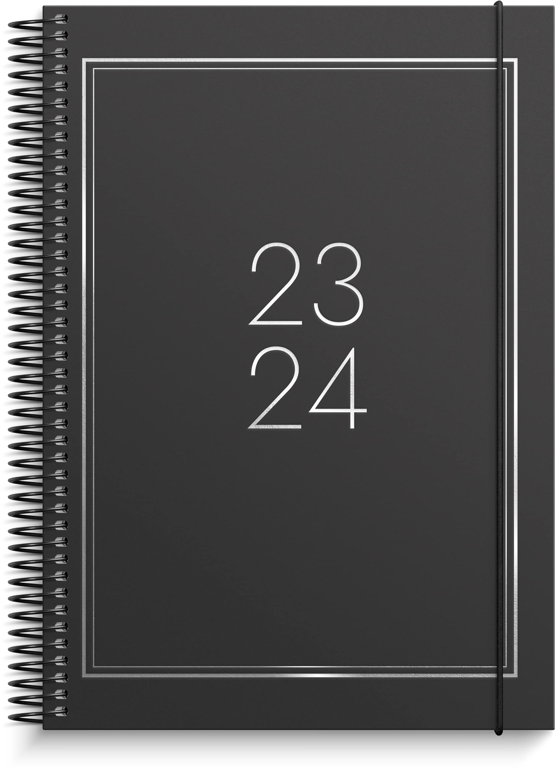 Doodle Life Planner for Academic Year 2023-2024 | 31 July 2023-25 August 2024 | Weekly Planner with Space for Creativity | Week to View Academic Diary 2023-2024 (Cover: Black) | 120gsm paper