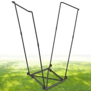 feed garden trash bag holder, outdoor metal leaf bag holder stand, garbage bag frame holder for 30-45 gallon bags for leaves, camping, yard weeding, lawn party