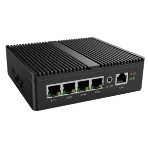 idearace mini pc 4-port i225 2.5g nic fanless firewall vpn router intel celeron n5105 2.0ghz 8gb ddr4 ram 128gb nvme ssd w-11 pro compact desktop computer with 4xlan dual display