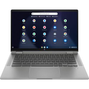 HP Chromebook x360 Touchscreen Laptop 2in1 14inch FHD IPS Display | Intel Core i3-1115G4 | 8GB RAM | 160GB Space | Backlit Keyboard | WiFi 6 | USB-C | Google Chrome |Long Battery Life