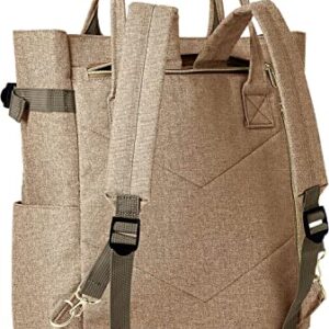 anello(アネロ) Anero POST ATC1225Z 2-Way Backpack, A4, Multiple Storage, Beige