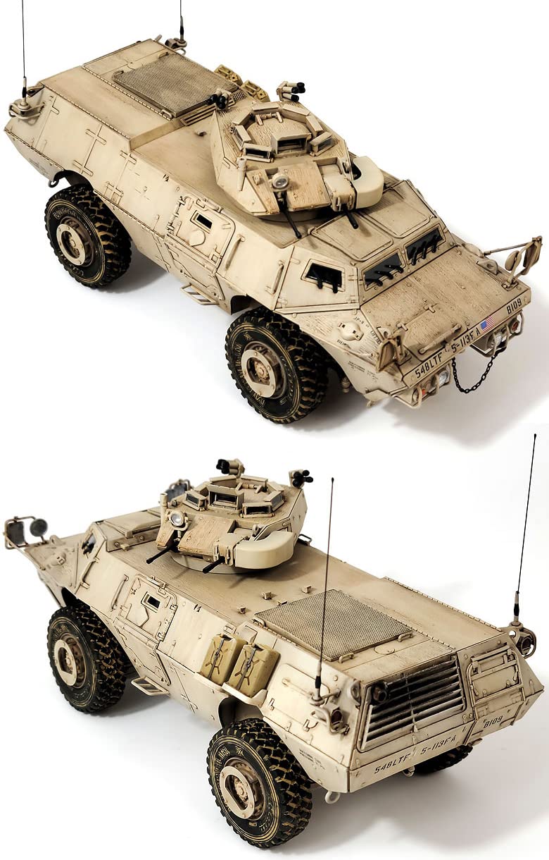 Academy Hobby Model Kit 1/35 U.S Army M1117 Guardian ASV Four Wheel Armored Car 13550