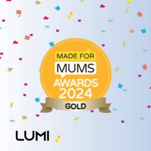 LUMI Portable White Noise Machine | 26 Sounds | 7 Colour Night Light | 55+ Hours Battery Life | Child Lock | Sleep Timer | USB Rechargeable | Sleep Sound Machine Baby | Baby Shusher