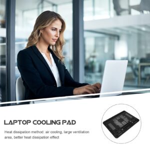 LUOZZY Laptop Cooling Pad Led Laptop Cooling Pad 14 Inch Laptop Stand Accessories (Black)