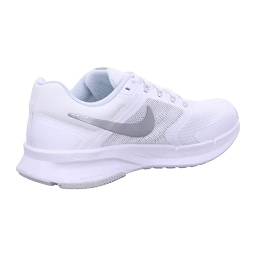 Nike Women's Low-Top Sneakers, White Metallic Silver Pure Platinum, 9.5