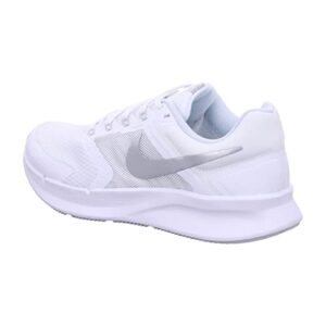 Nike Women's Low-Top Sneakers, White Metallic Silver Pure Platinum, 9.5