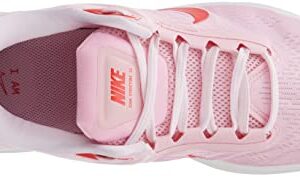 NIKE Women's Sneaker, Med Soft Pink Lt Crimson Summit White, 7