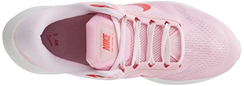 NIKE Women's Sneaker, Med Soft Pink Lt Crimson Summit White, 7