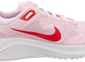 NIKE Women's Sneaker, Med Soft Pink Lt Crimson Summit White, 7