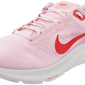 NIKE Women's Sneaker, Med Soft Pink Lt Crimson Summit White, 7