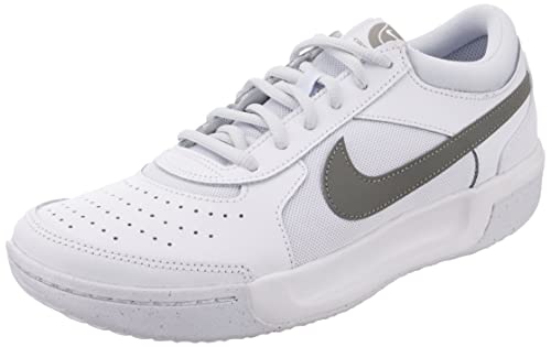 Nike Women's Low-Top Sneakers, White Flat Pewter Soccer Gray, 8.5