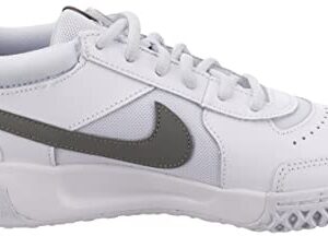 Nike Women's Low-Top Sneakers, White Flat Pewter Soccer Gray, 8.5