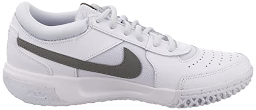 Nike Women's Low-Top Sneakers, White Flat Pewter Soccer Gray, 8.5