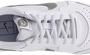 Nike Women's Low-Top Sneakers, White Flat Pewter Soccer Gray, 8.5