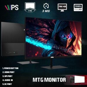 Gaming Desktop PC, Core i7 6th Gen, TechMagnet Zeus, GT 1030 Graphic, 16GB RAM, 1TB SSD | 2TB HDD, New Dual MTG 24 inch Monitor, RGB Keyboard Mouse, Speaker, Webcam, WiFi, Win 10 Pro (Renewed)