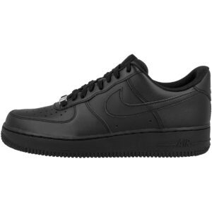 nike men's air force 1 '07 shoe, black/black-gum-light brown, 11