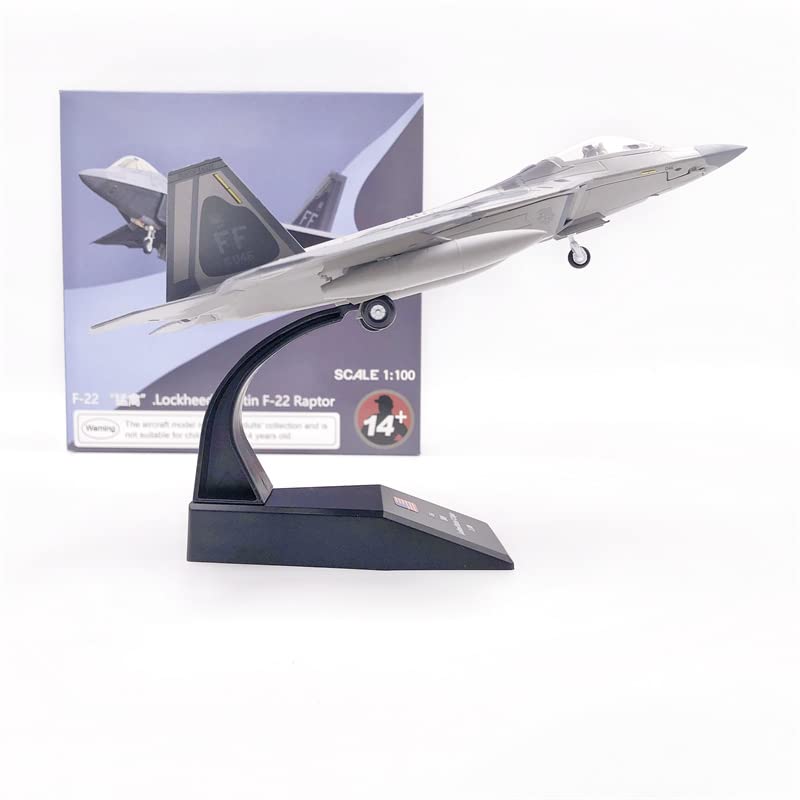 USAF F-22 Raptor 1/100 Diecast Aircraft Model (Basis)