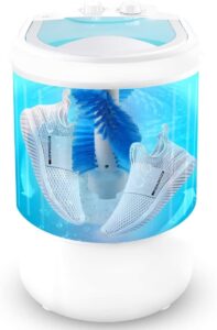 mismori portable shoes washing machine, mini portable washing machine, smart lazy automatic shoes washer, for apartments camping dorms business trip college rooms