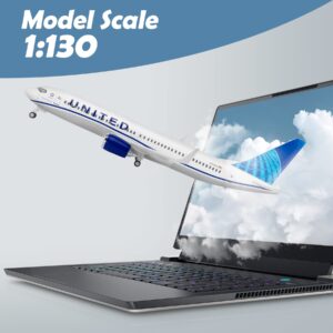 Joylluoan 1:130 Model United Model Plane Alloy Diecast Airplanes Model Airplane with LED Light