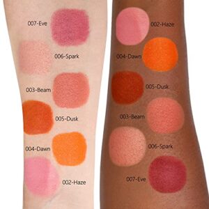 Liquid Blush, Cream Blush Makeup, Natural-Looking Matte Blush for Cheeks, Lightweight, Breathable Feel, Long-Wearing, Smudge Proof, Dewy Finish, Cruelty-free (004-Dawn)