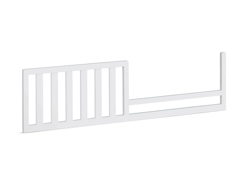 Toddler Bed Safety Guard Rail for Dolce Babi Cribs | Multiple Finishes Available (White, Option 1)