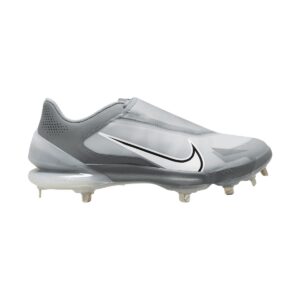 nike force zoom trout 8 pro metal baseball cleats gray | gray size 12 medium