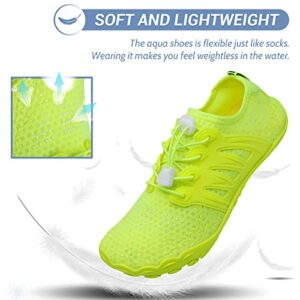 SPUKEP Water Shoes for Mens Water Shoes for Womens Water Shoes Quick Dry Swim Shoes Men Non-Slip Barefoot Shoes Men Yoga Shoes Beach Shoes Mens Hiking Diving Shoes Spring Green