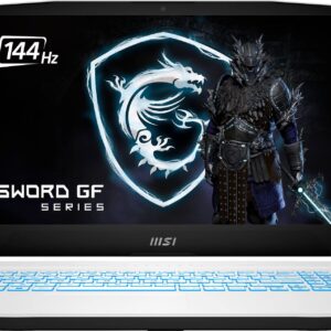 MSI Latest Sword 15 Gaming Laptop | 15.6" 144Hz FHD Display | Intel 10-Core i7-12650H | NVIDIA GeForce RTX3060 | 32GB DDR4 1TB NVMe SSD | WiFi 6 | USB-C | HDMI | RJ45 | Backlit KB | Windows 10 Home