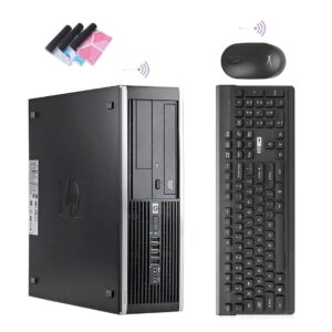 hp compaq 6200 pro sff desktop pc,business small form factor computers,i7 refurbished windows 10 desktop,16gb ram,1tb ssd + 500gb hdd,dvdrw,dp,hdmi,wifi,bt,vga,wireless k&m+tjj mouse pad(renewed)