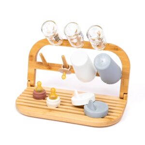 sydney's season bottle drying rack space saving, travel bottle cleaner kit, baby drying rack, travel bottle drying rack, portable bottle cleaning kit, space saving drying rack for baby bottles